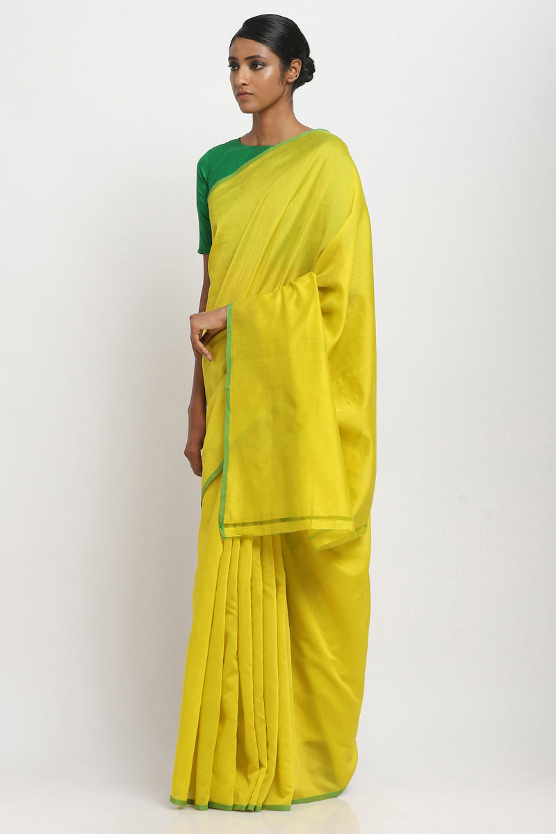Yellow Sooti Saree – Via East